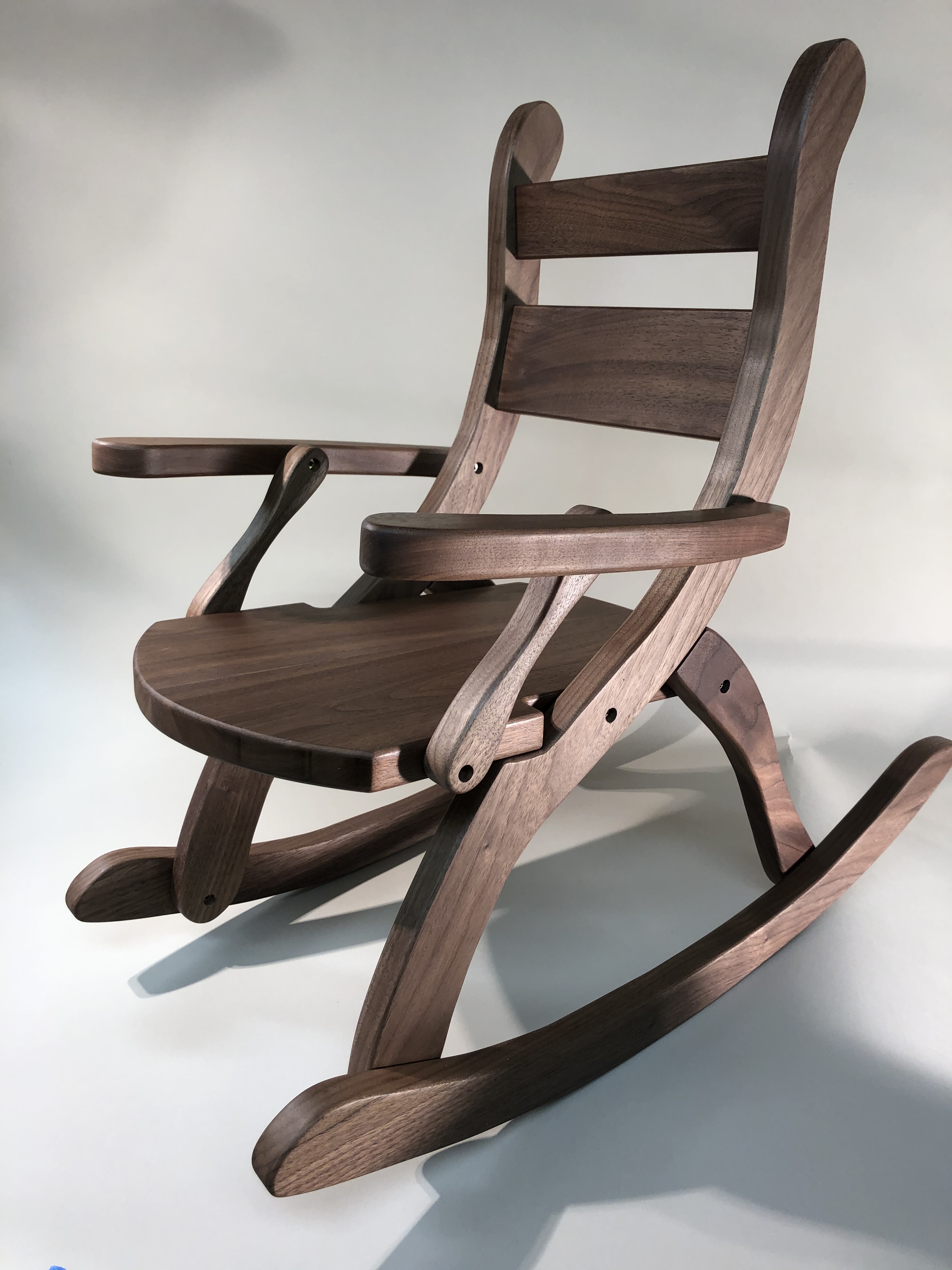 Children’s Walnut Rocking Chair Build | Dream Works Wood Shop